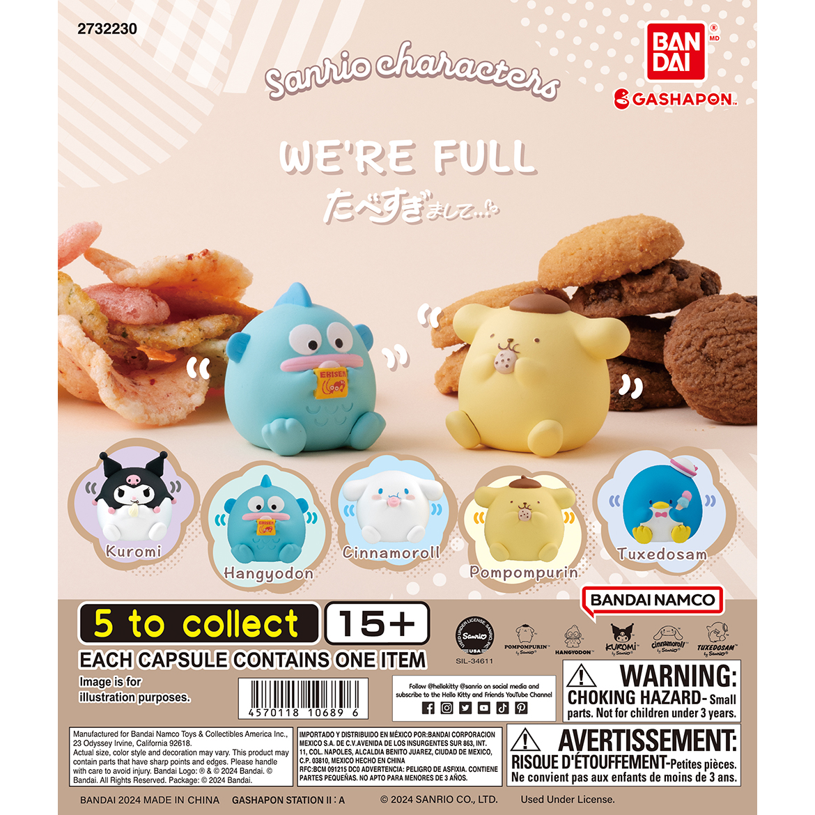 SANRIO CHARACTERS WE'RE FULL – Sparetime